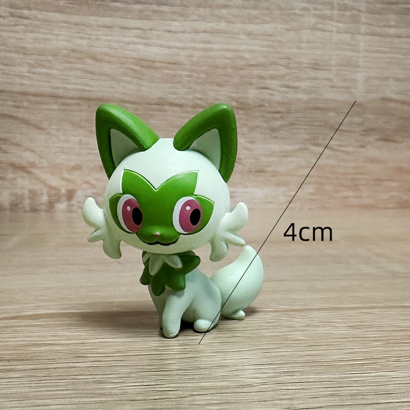 Anime Pokemon Figures Litten Action Figures Pikachu Figures Bulbasaur ...