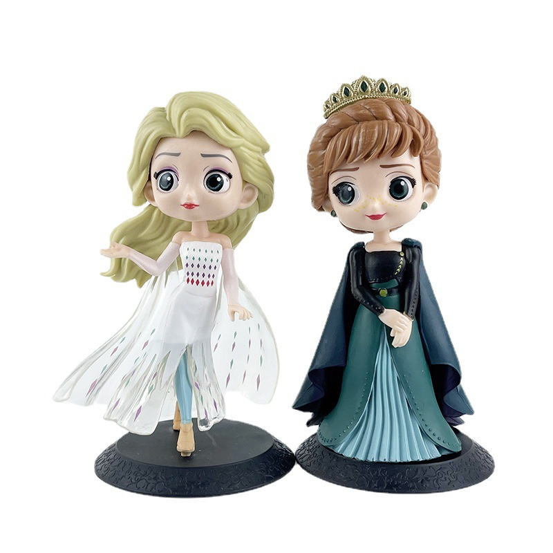 15cm Disney Princess Frozen Elsa Anna Harleen Quinzel Clown Girl Q ...
