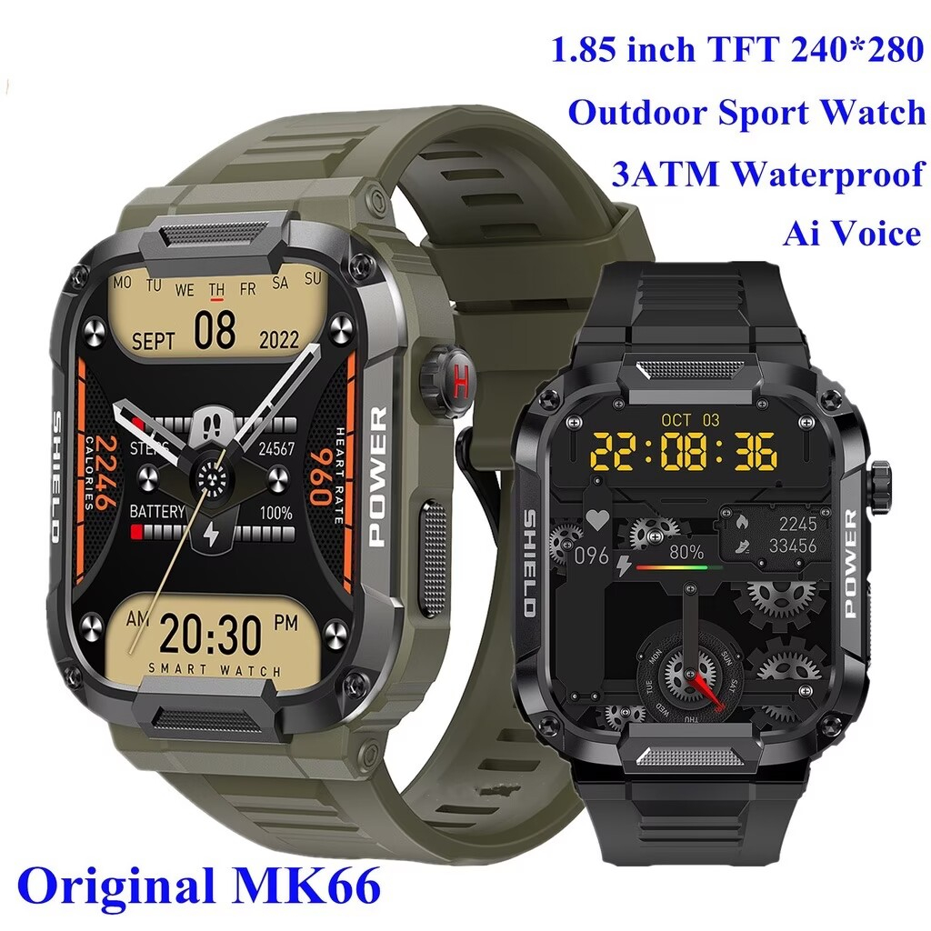 Three Defense Smart Watch Mk66 wireless Bluetooth Call Music Playing ...