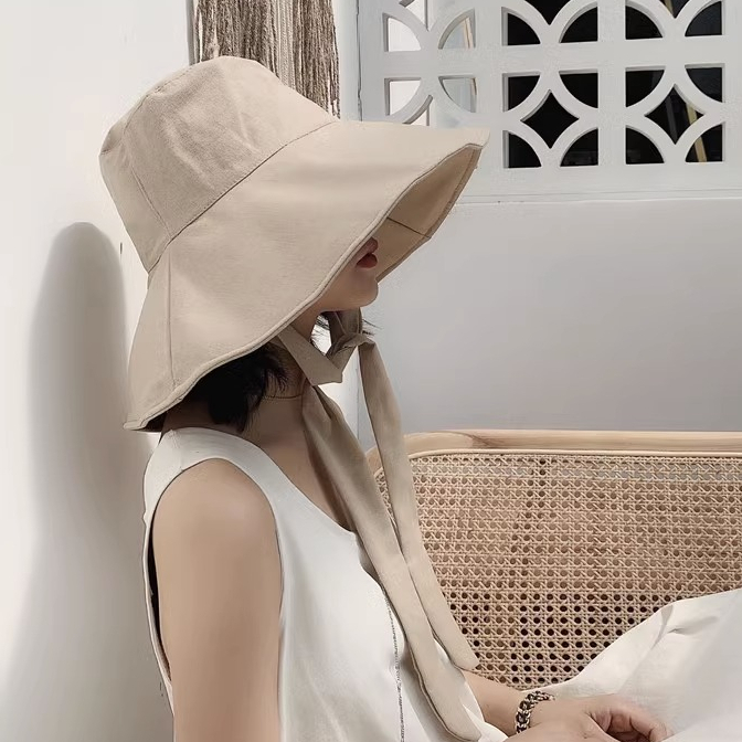 New Bucket Hat Sun Hat Anti-Ultraviolet Double-Sided Folding Japanese ...