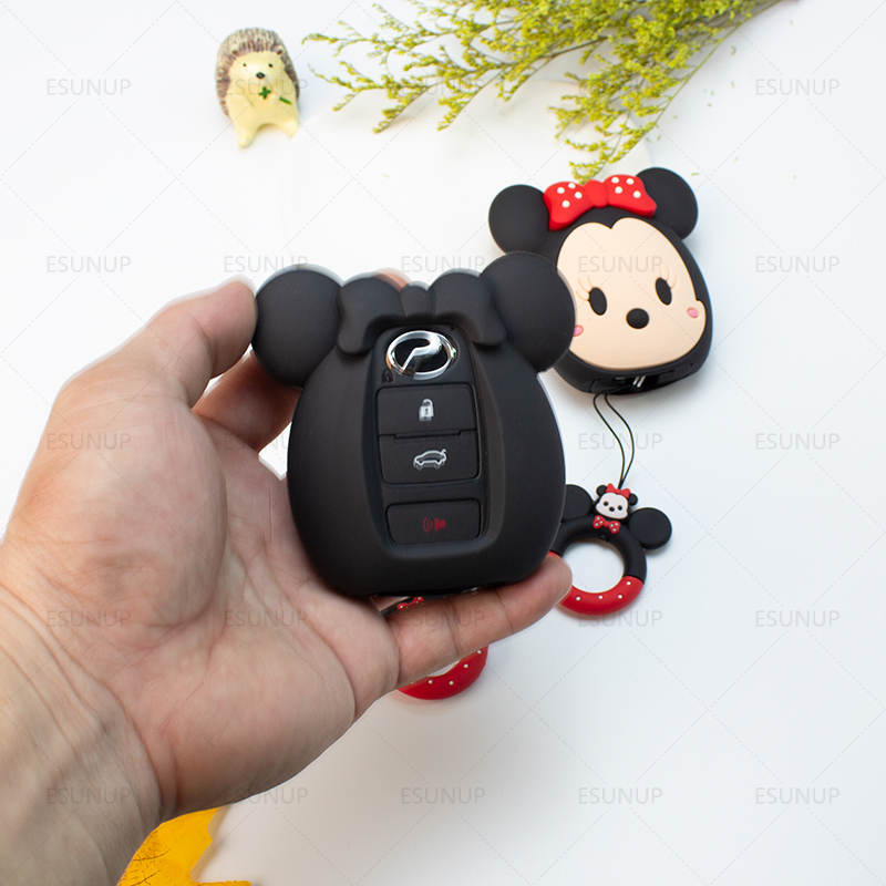 Cartoon Minnie key case for perodua Myvi 2022 Ativa 2022 Alza 2022 ...