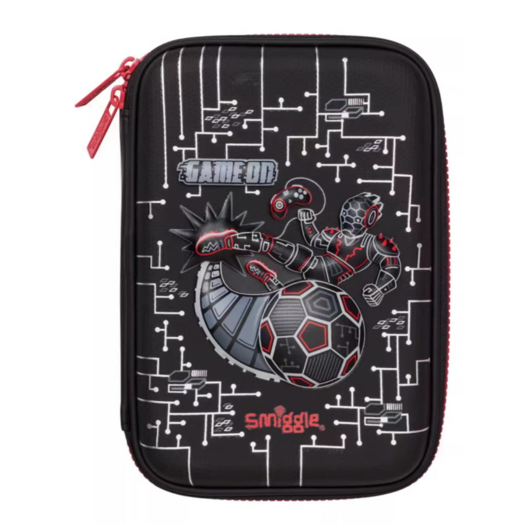 Smiggle Black Mecha Football Away Foldover Backpack | Shopee Malaysia