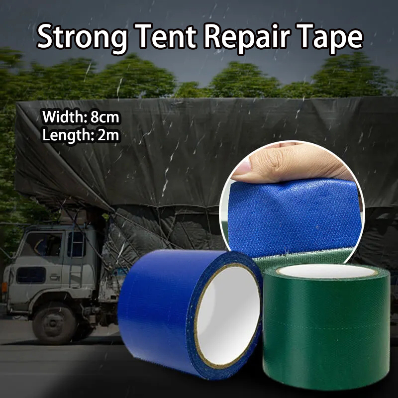 1 roll 8cm×2m Strong Tent Repair Tape Tarpaulin Canopy Repairs Adhesive ...