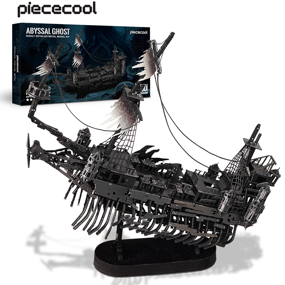 Piececool Abyssal Ghost Pirate Ship 3D Metal Puzzles Kits | Shopee Malaysia