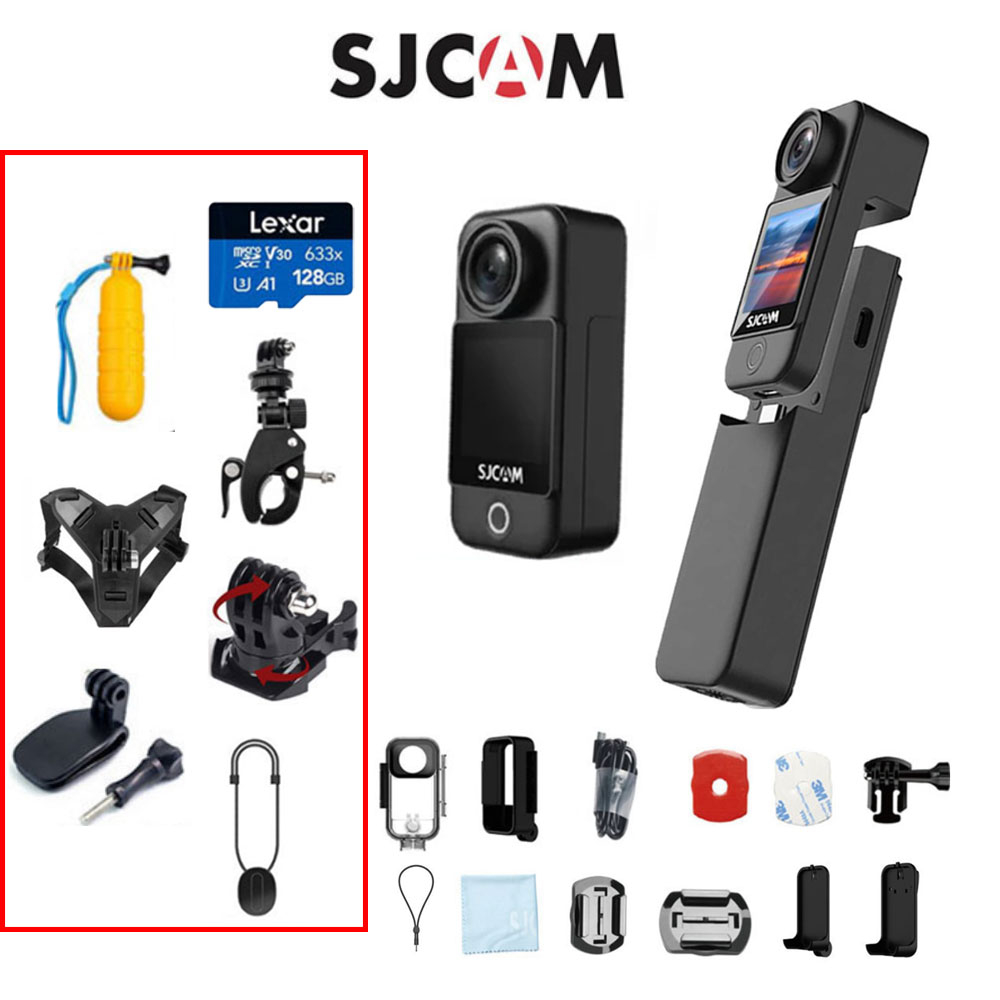 [1year warranty ready stock]SJCAM C300 4K 30FPS Mini Action Camera 5G/2.4G WiFi Sports Camera ...