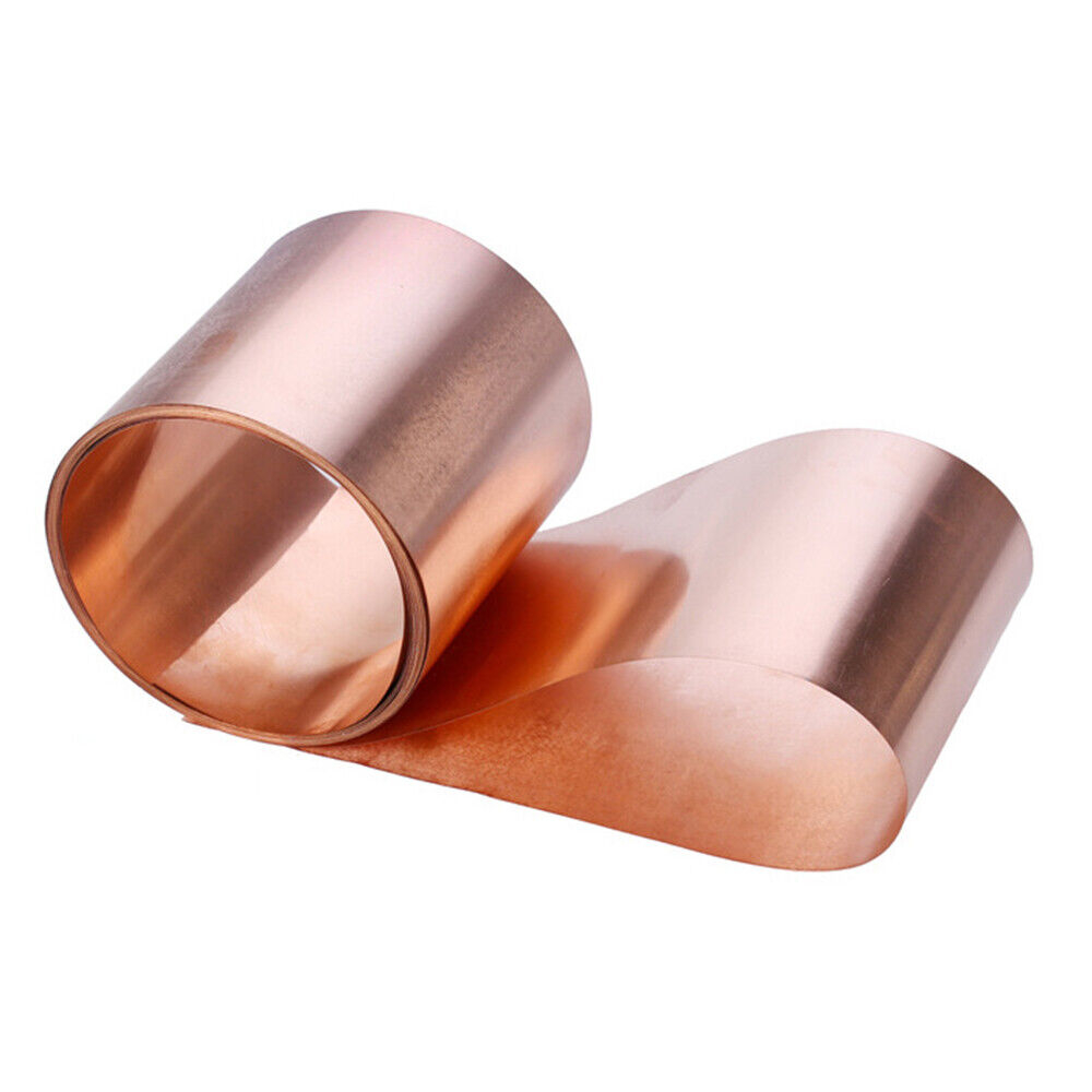 0.05~1mm Thick Copper Flat Strip Sheet Wire Conductivity CU 99.9% Strip ...