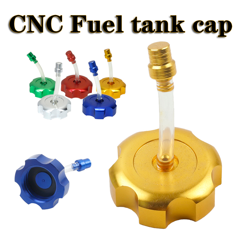 Universal CNC Aluminum Gas Fuel Petrol Tank Cap for Dirt/Pit Bike ATV ...