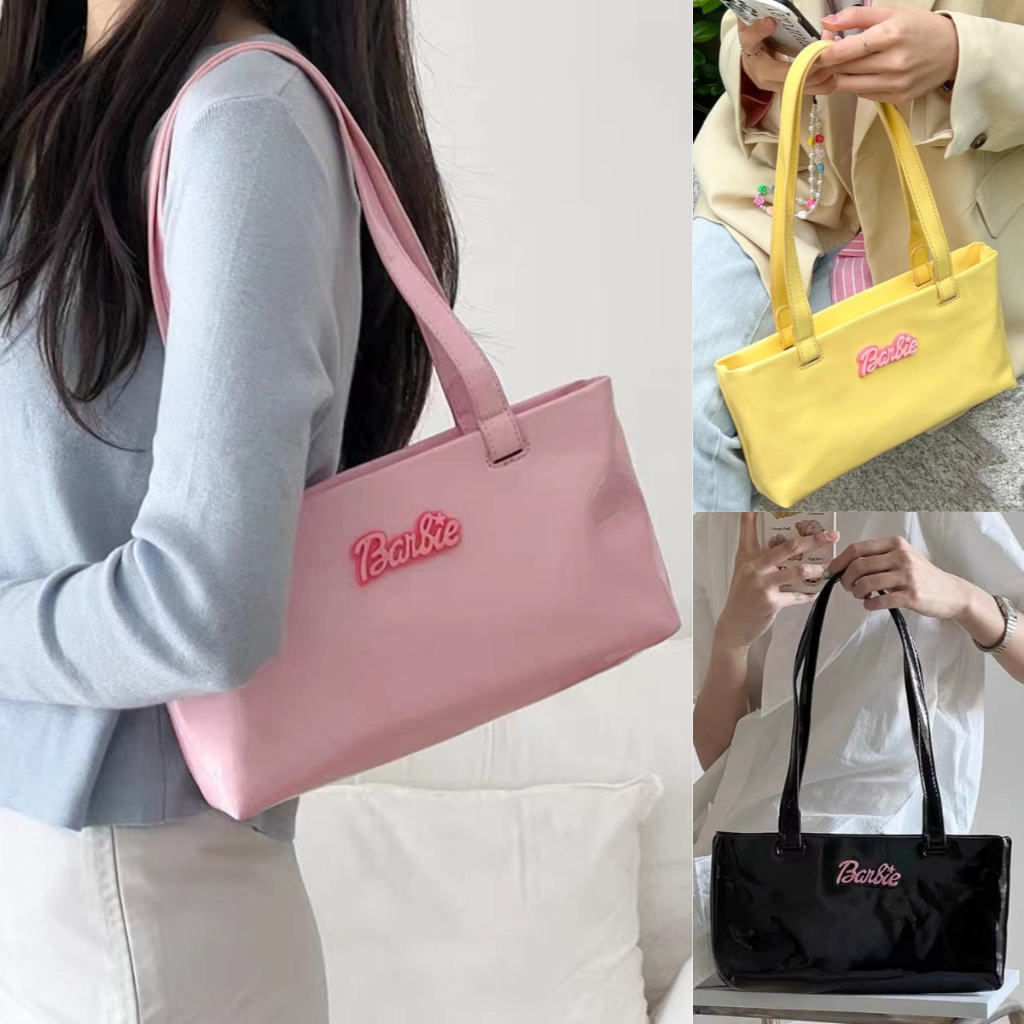 Spicy Barbie Girl Shiny Face Shoulder Bag Women's Bag Retro Large ...