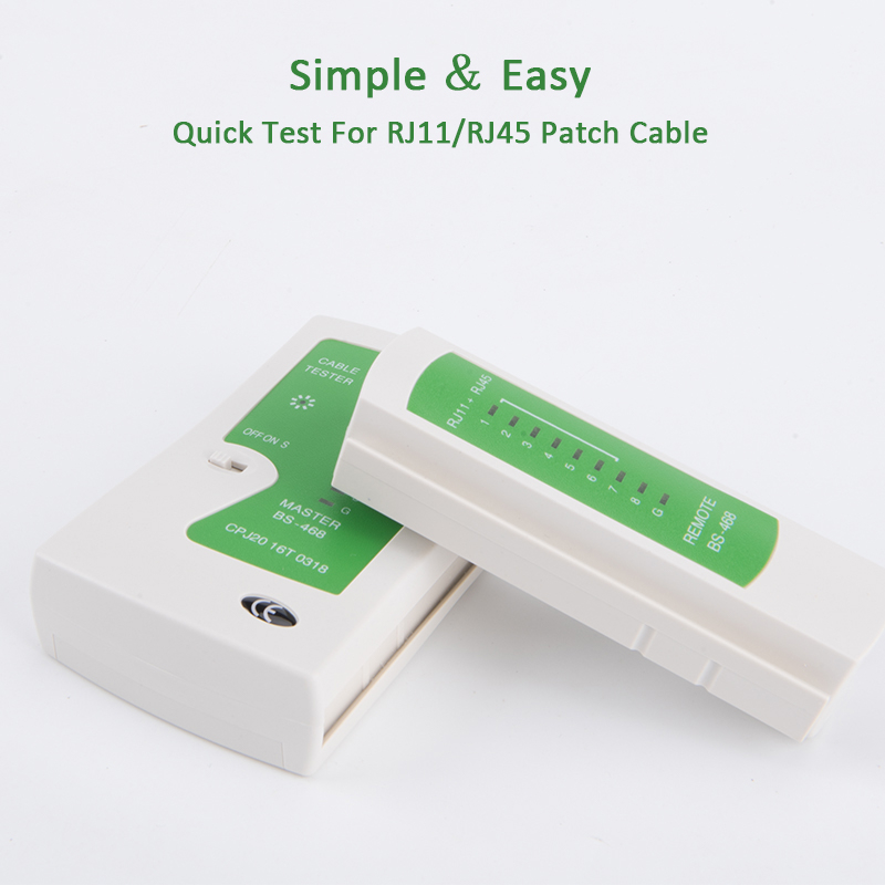 Wz 468l Network Telephone Rj11 Rj12 Rj45 Lan Cable Tester Supports Test Utp Stp Grounding Cables