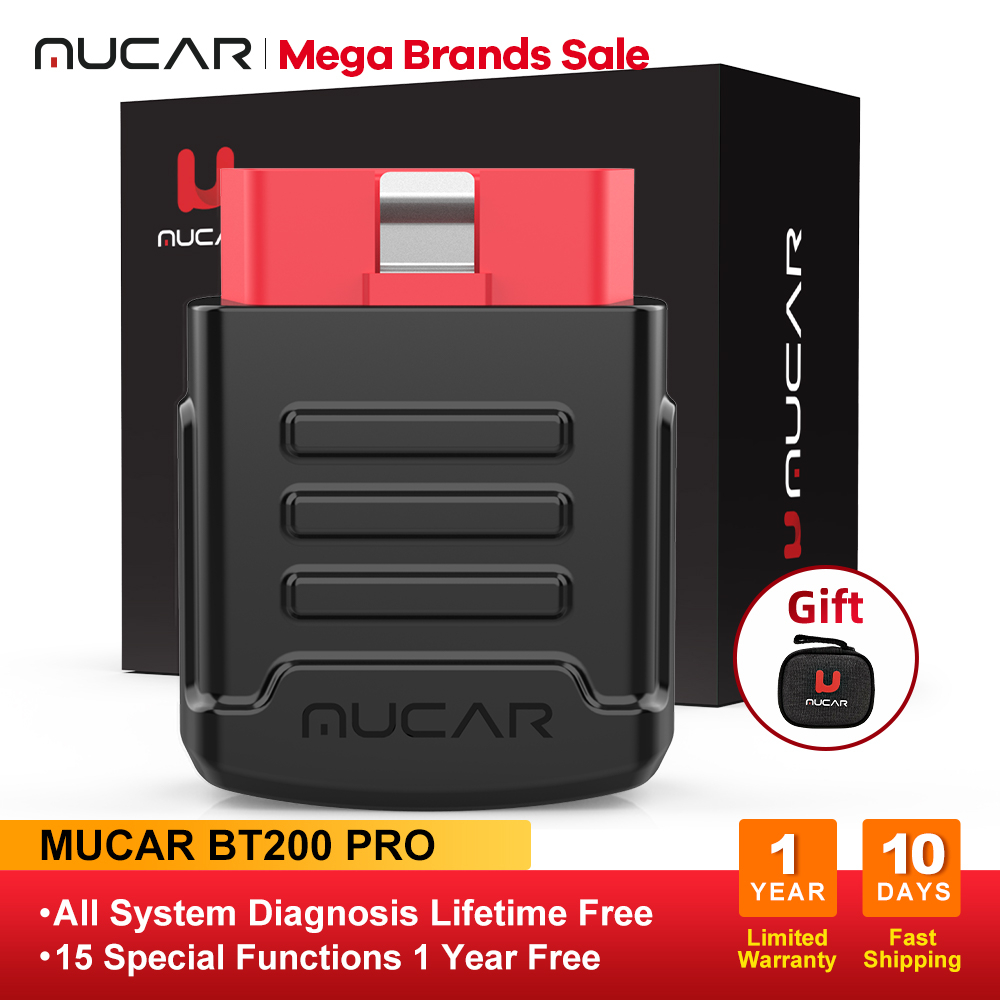 【Proton&Perodua&All OBD2 Cars】THINKCAR MUCAR BT200 Full System OBD ...
