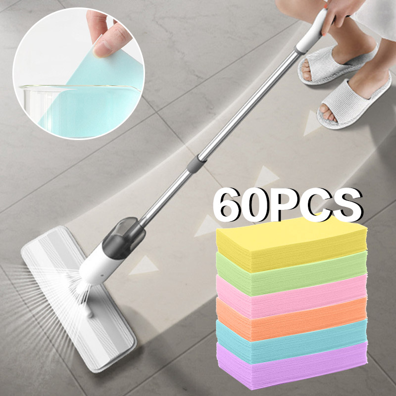 120pcs Floor Cleaning Sheet Floor Clean Detergent Dissolving Paper ...