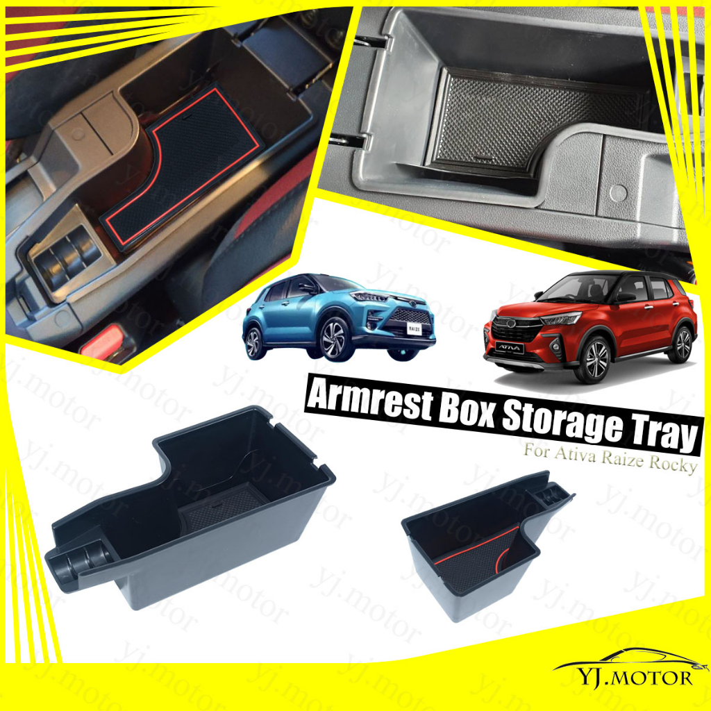 Armrest Storage Box Console Organizer for Perodua Ativa Toyota Raize ...
