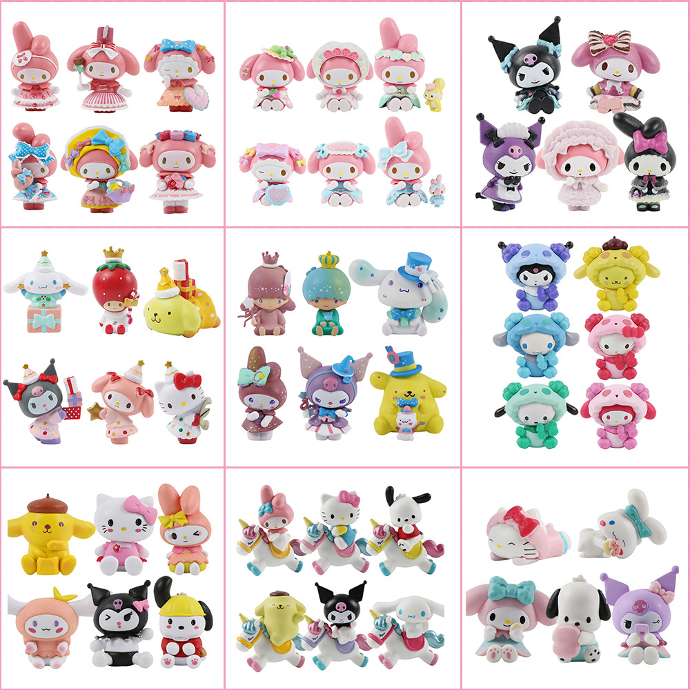 28 Style Sanrio Hello Kitty Kuromi My Melody Cinnamorol Pochacco Pom Pom Purin Little Twin Stars ...
