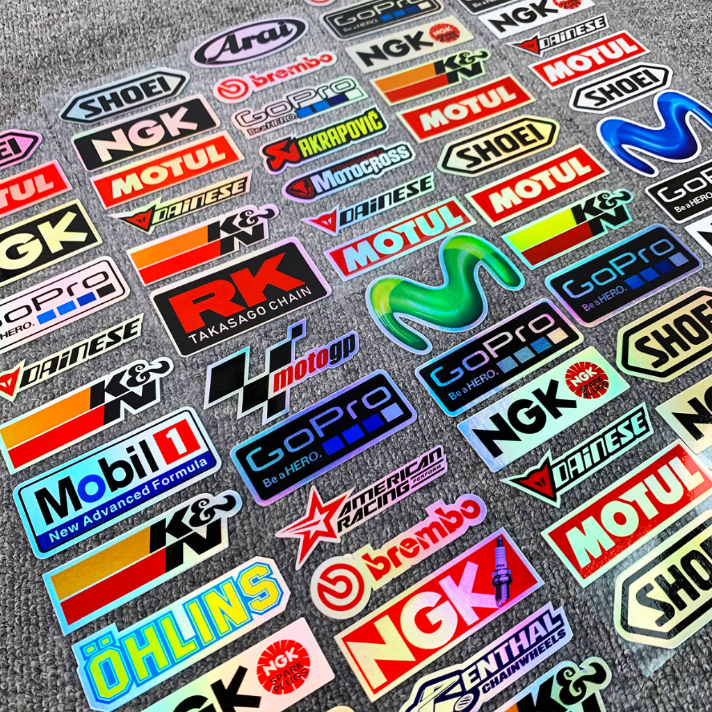 SHOEI ARAI NGK MOTUL OHLINS Akrapovic Motorcycle Motor Scooter Car ...