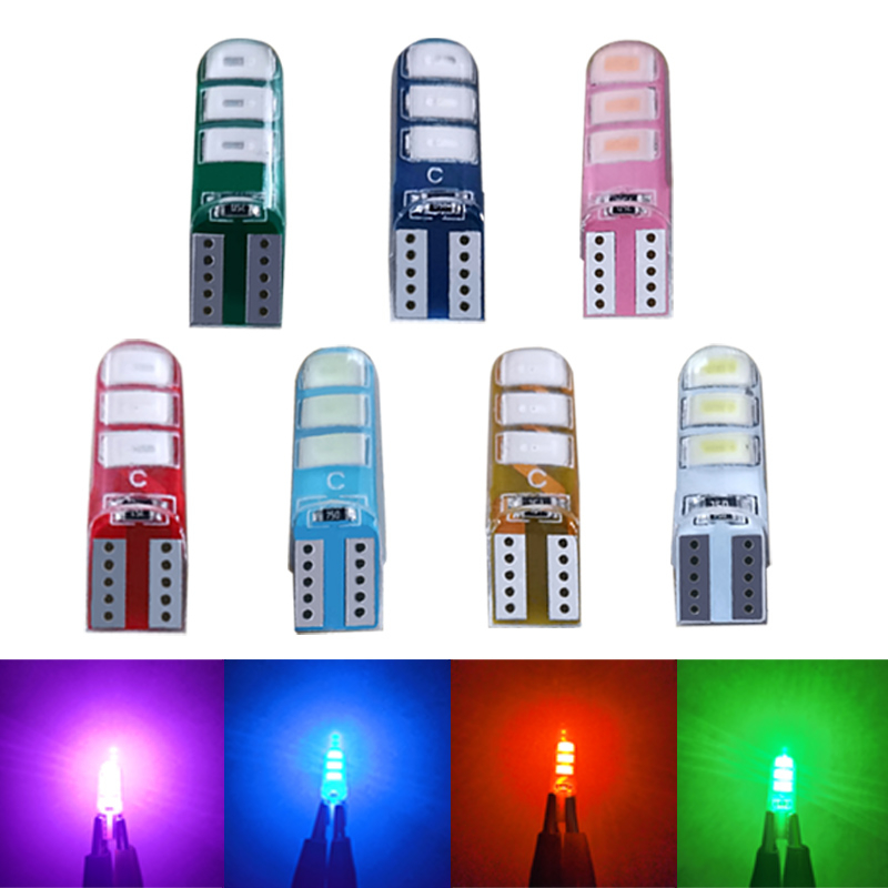 【1PCS】12V T10 Led Bulb W5W Dashboard Car moto Meter LED bulb Light ...