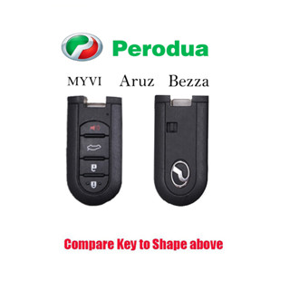 Sarung Kunci Perodua Bezza / Aruz / Axia / MYVI 2018 - 2021 Remote Key ...