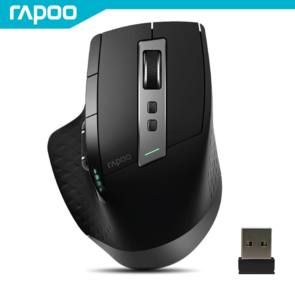 Rapoo MT750L/MT750S Rechargeable Multi-mode Wireless Bluetooth Mouse ...