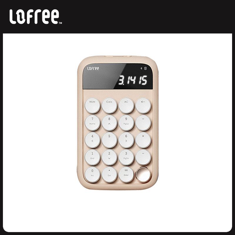 Lofree Mechanical Bluetooth Digital Calculator Milk Tea | Shopee Malaysia