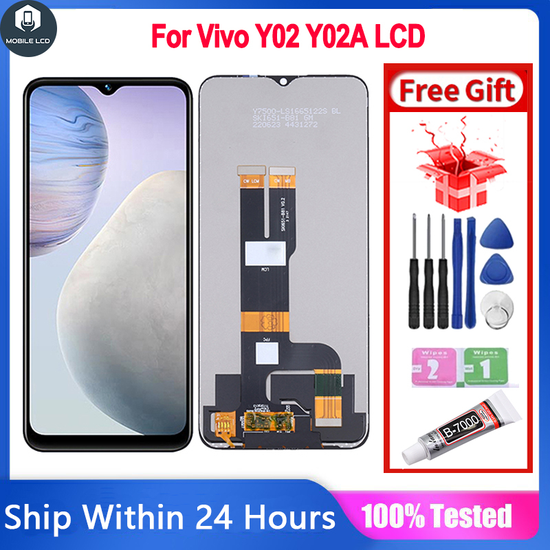 Original LCD With Frame For Vivo Y02T /Y02 /Y02A LCD Screen Display ...