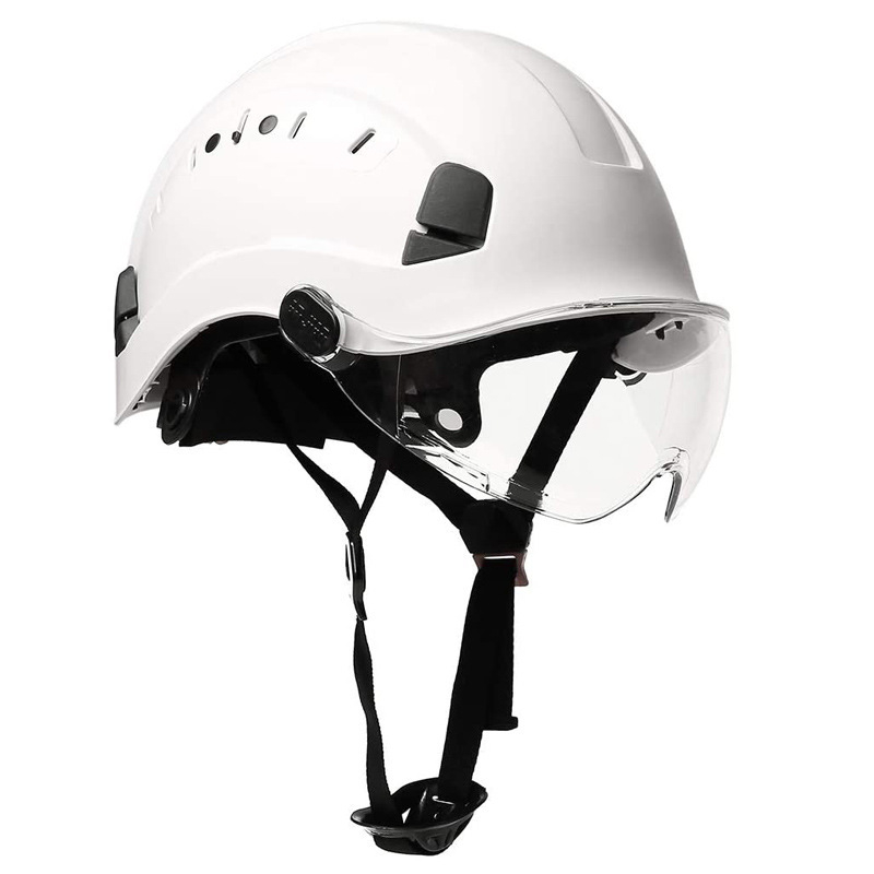 American Style Construction Work Safety Helmet with Goggles Industrial ...