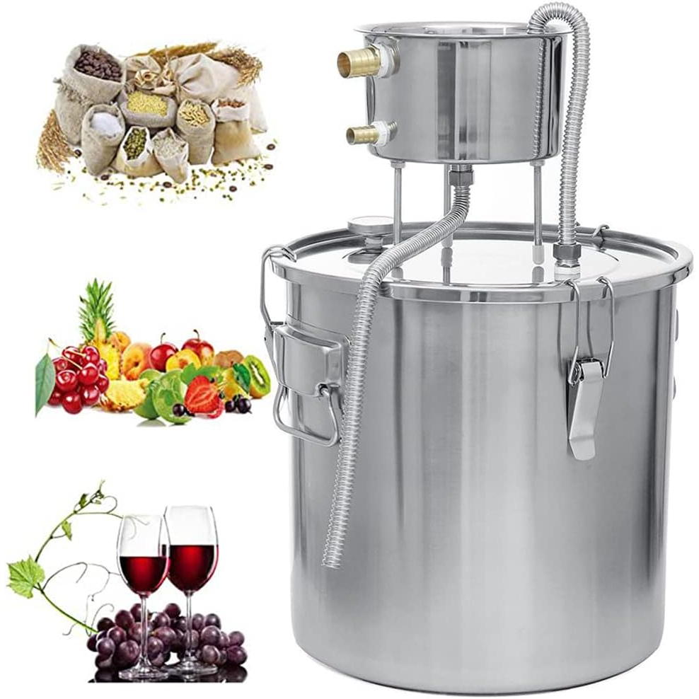 Alcohol Still Whiskey Making Kit, Stainless Steel Alcohol Water ...