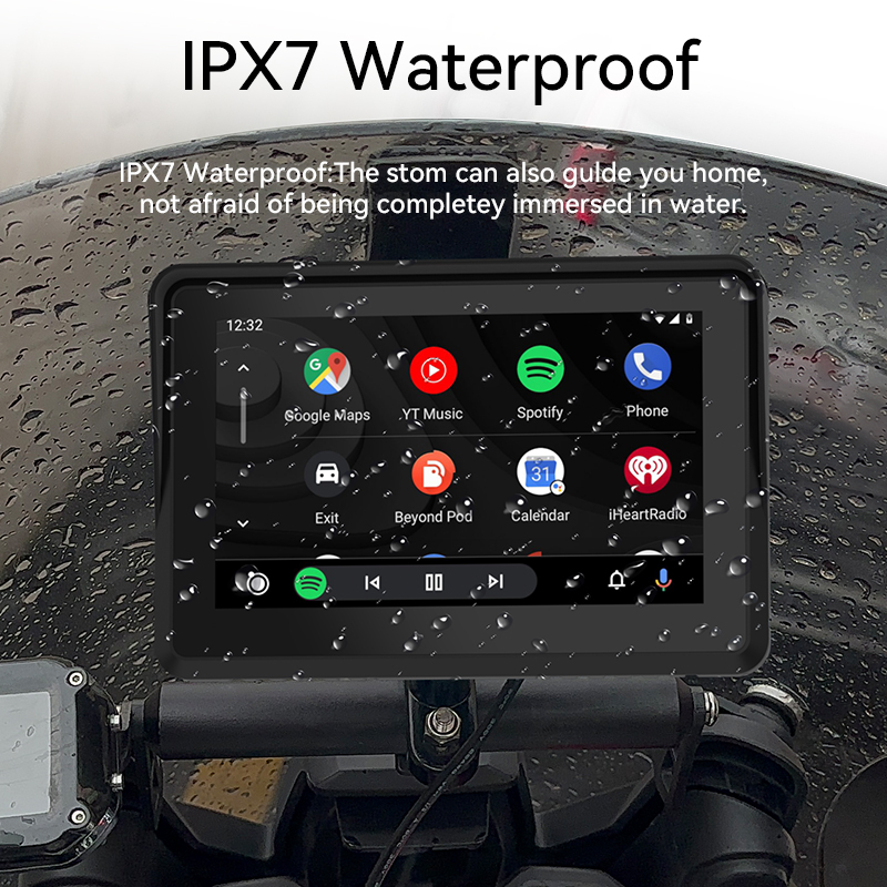 PND-Q5S motorcycle navigator 5 inches IPX7 waterproof play portable car ...