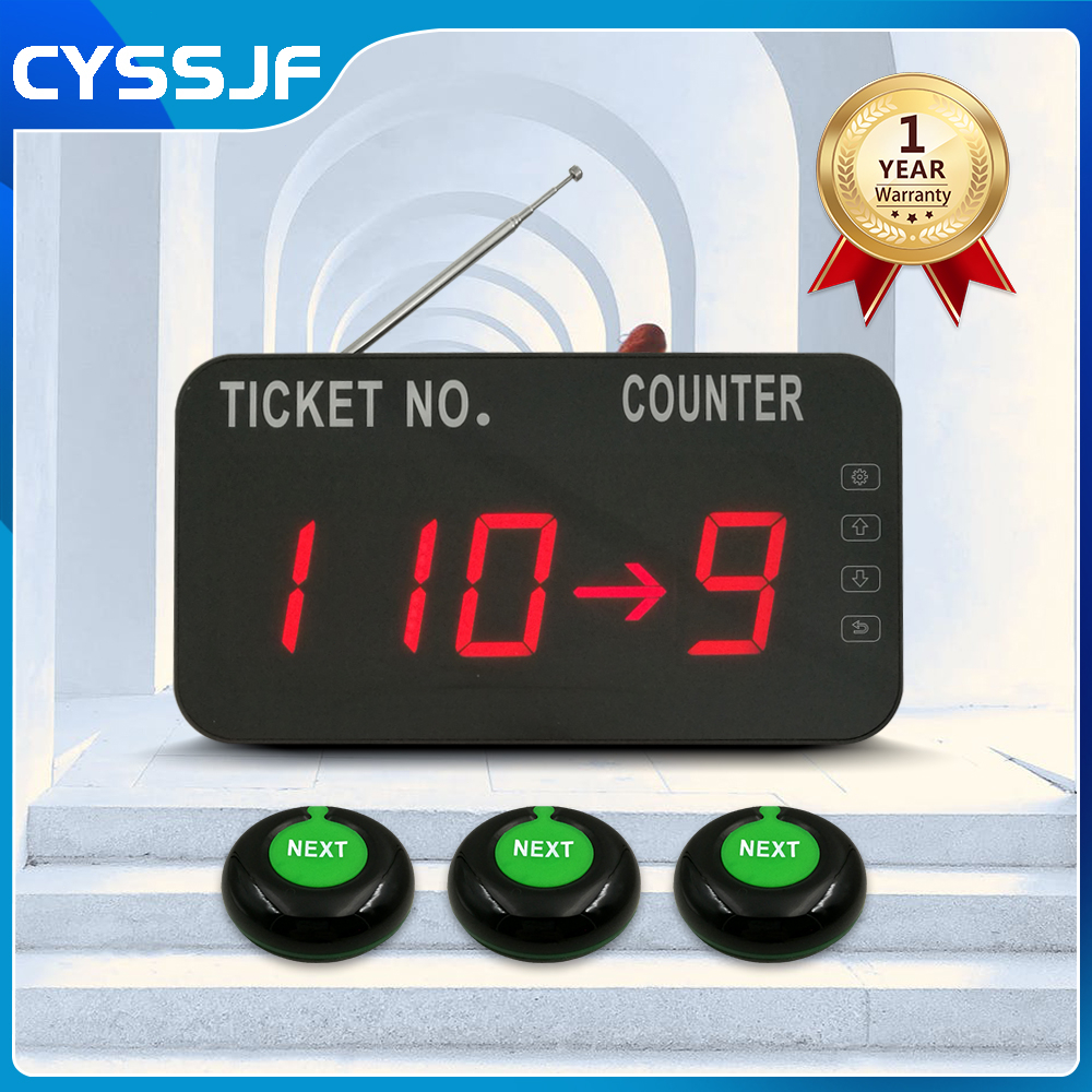 Queue Wireless Calling System for Restaurant Hospital Kitchen Call ...