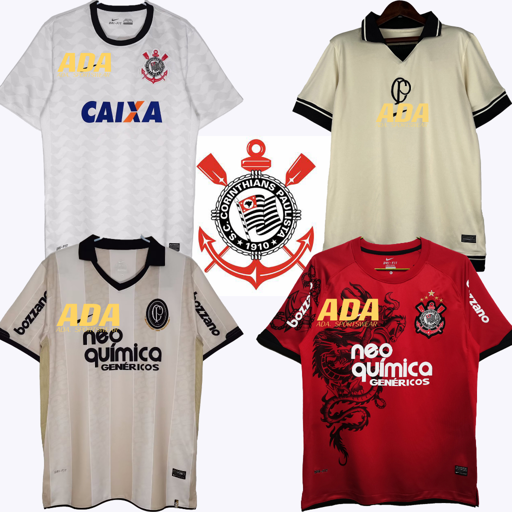 【Fans/S-2XL】ready stock 2010-2011-2012 23-24 corinthians 4th 3th home ...