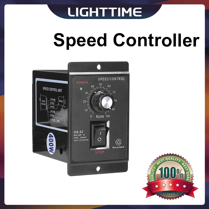 400W AC Motor Speed Controller durability AC 220V 50Hz 60Hz Motor Speed ...