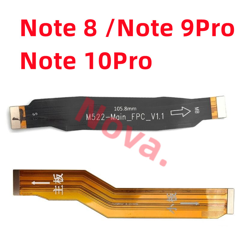 For Xiaomi Redmi Note 8 9 10 Pro Main Board Motherboard LCD Display ...