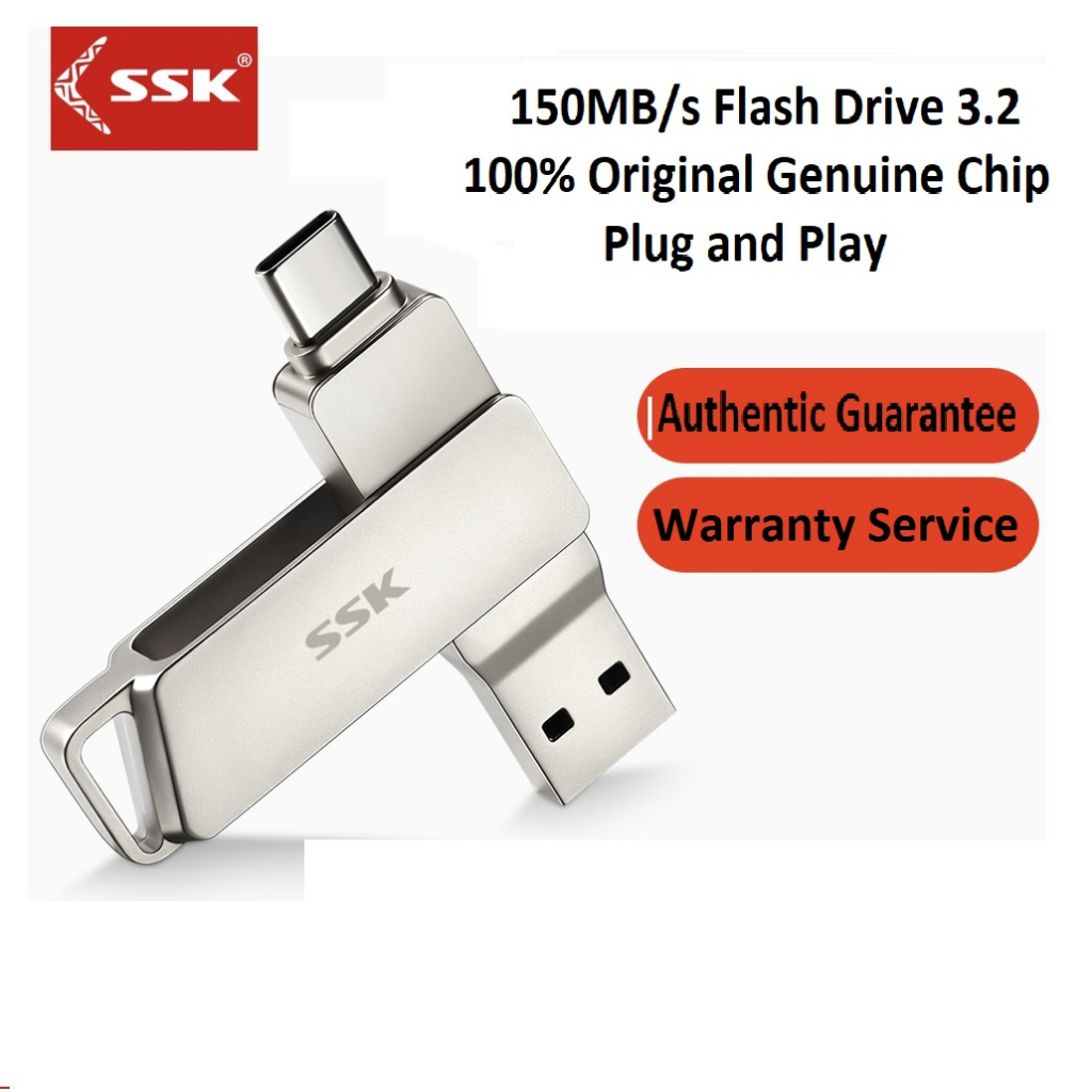 SSK 220MB/s Type C Pendrive 128G 256GB 128G 64G 32G USB C Pendrive USB3 ...