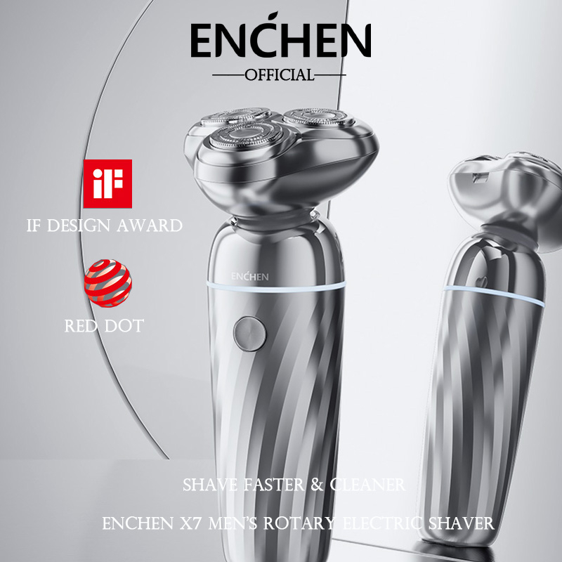 ENCHEN X7 3D Rotary Electric Razor for Men Beard Trimmer Magnetic ...