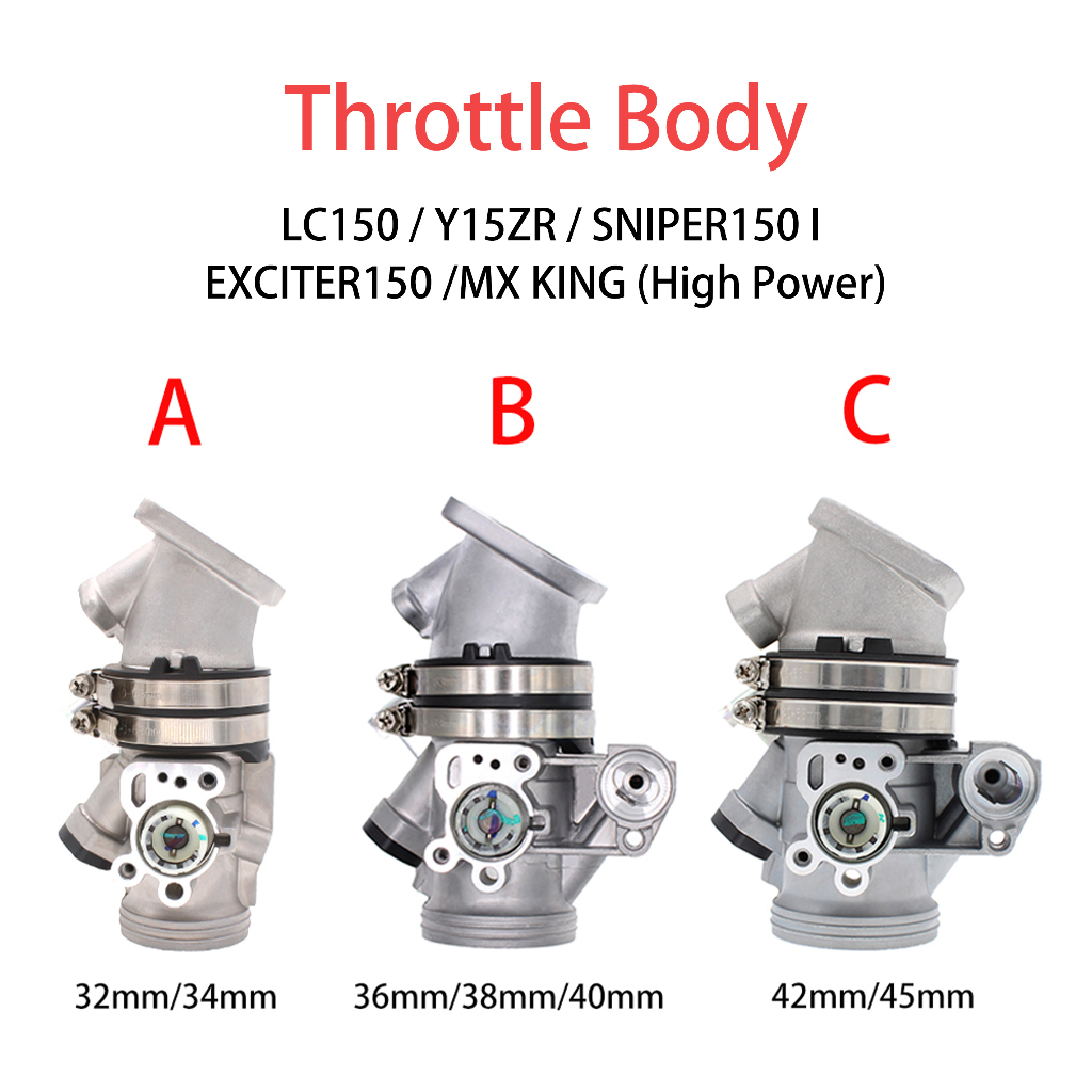 Throttle Body Racing High Power LC150 Y15 y15zr SNIPER150 I EXCITER150 ...