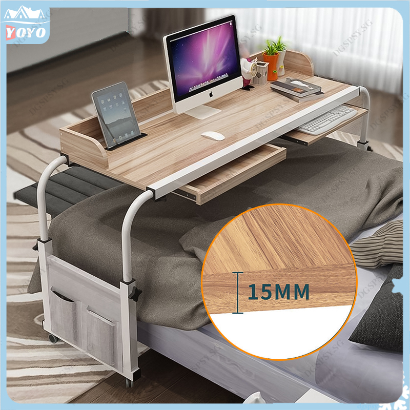 Movable Computer Book Desk bedlaptop desk Adjustable Lazy Bedside Table ...