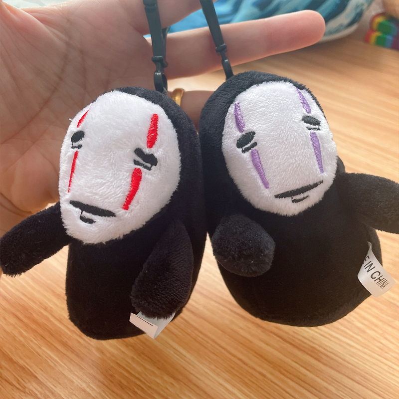 8cm Spirited Away Faceless Man No Face Man Plush Toy Doll Miyazaki ...