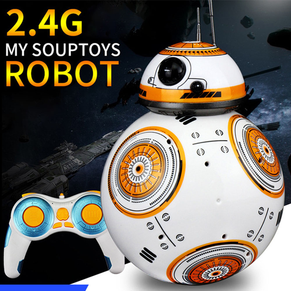 RC Intelligent Robot BB-8 Ball Star War Upgrade BB8 2.4G Remote Control ...