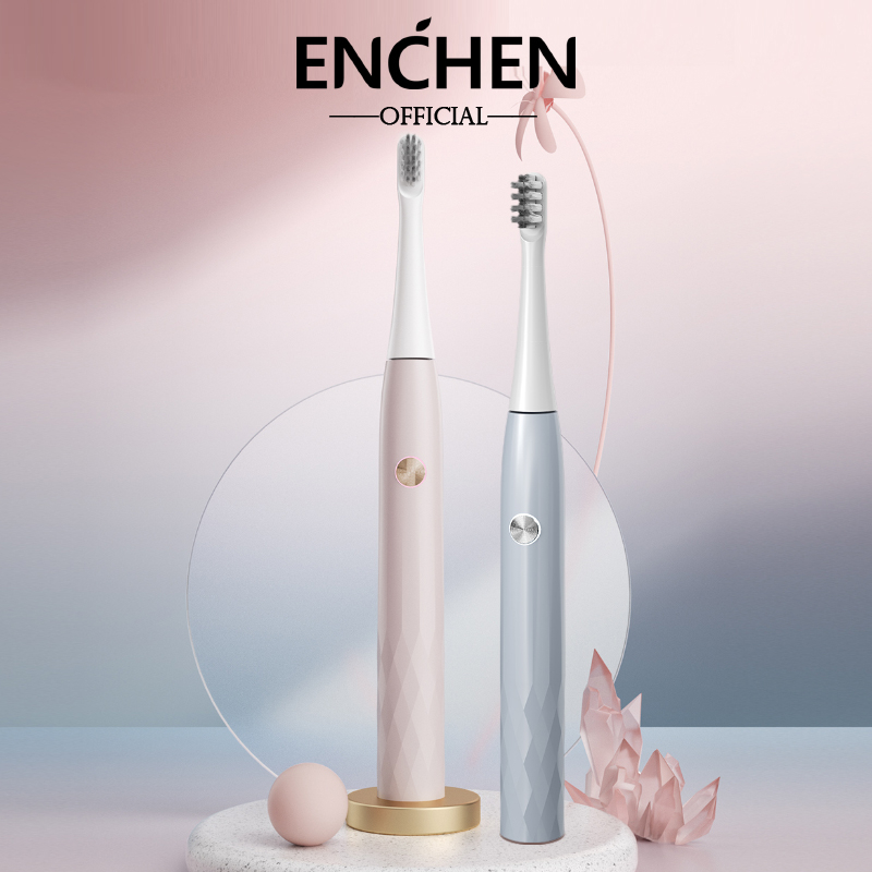 ENCHEN Electric Toothbrush T501 Sonic Vibration Adult Rechargeable ...
