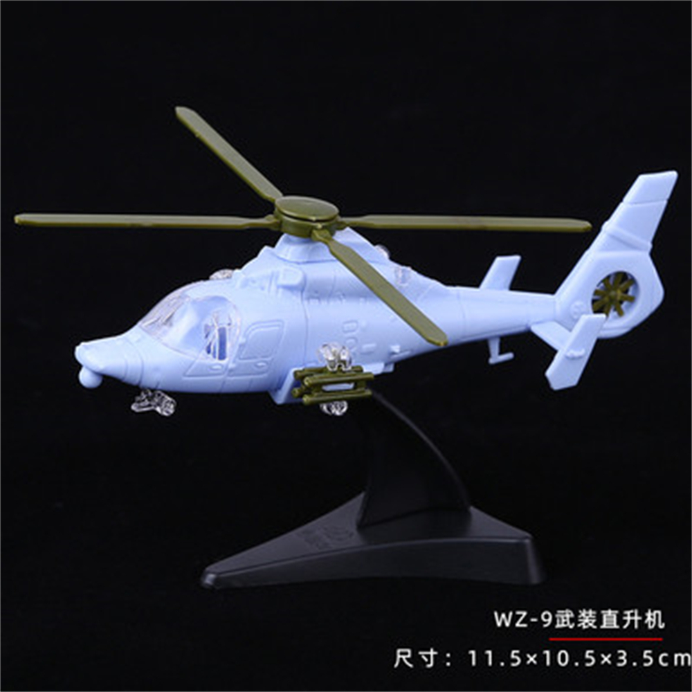 1:115 Scale Chinese WZ-9 Helicopter Gunships Aircraft Assembly Mini ...