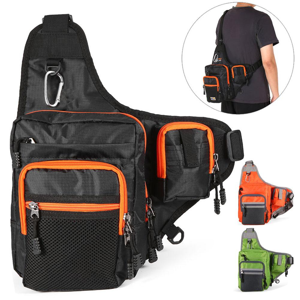32*39*12CM iLure Multifunction Waterproof Shoulder Fishing Bag Canvas ...