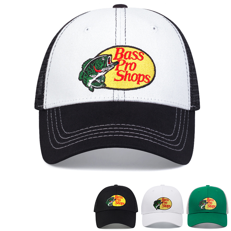 Bass Pro Shops summer baseball cap women men mesh caps net hats ...
