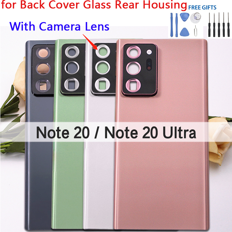 For Samsung Galaxy Note20/Note 20 Ultra Back Cover Glass Rear Housing ...