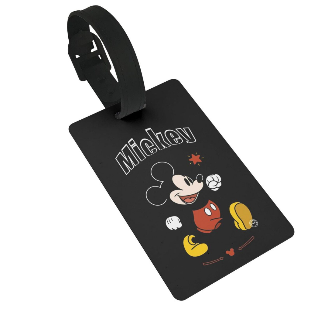 Mickeys Mouse Cartoon Luggage Tag Travel Suitcase Bag Boarding Pass Tag ...
