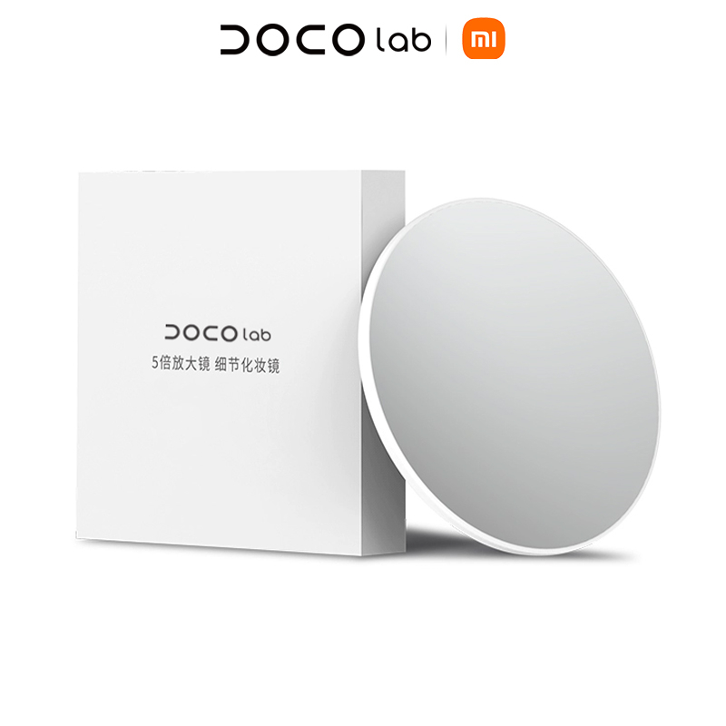 Xiaomi Youpin DOCO 5 Times Detail Magnifying Glass Makeup Mirror For Eye Makeup Pink | Shopee ...
