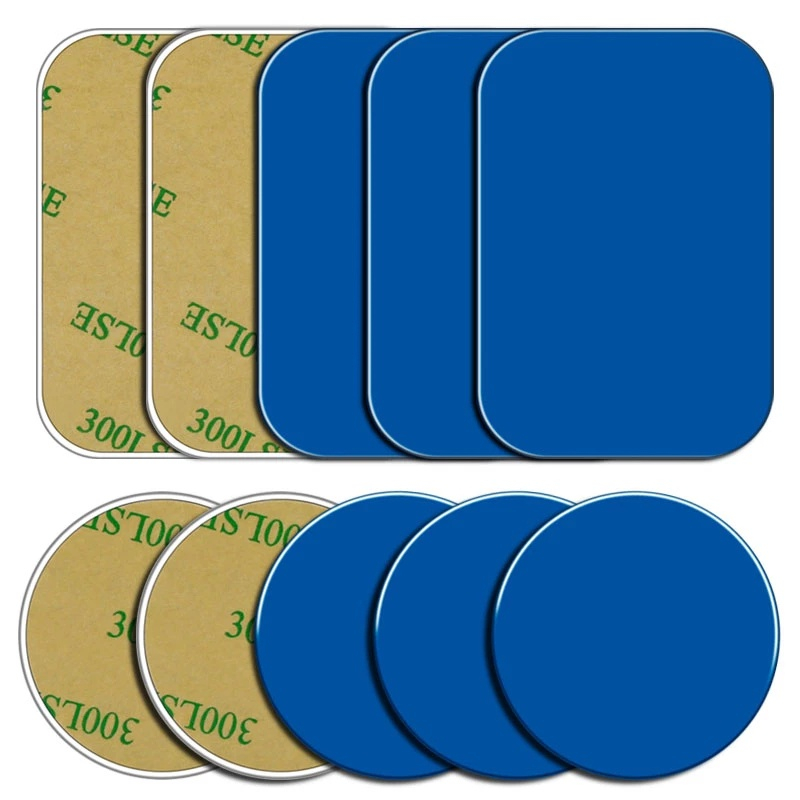 5Pc Metal Plate Patch For Car Phone Holder Mobile Phone Iron Sheet Disk ...