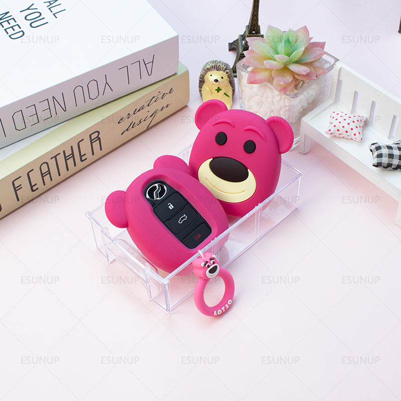 Cartoon lotso key case for perodua Myvi 2022 Ativa 2022 Alza 2022 ...