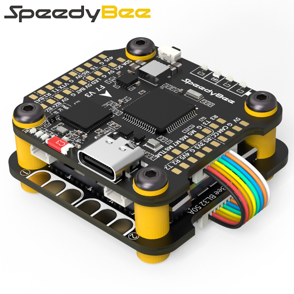 SpeedyBee F7 V3 3S-6S STM32F722 MCU Barometer Type-C Flight Control And ...