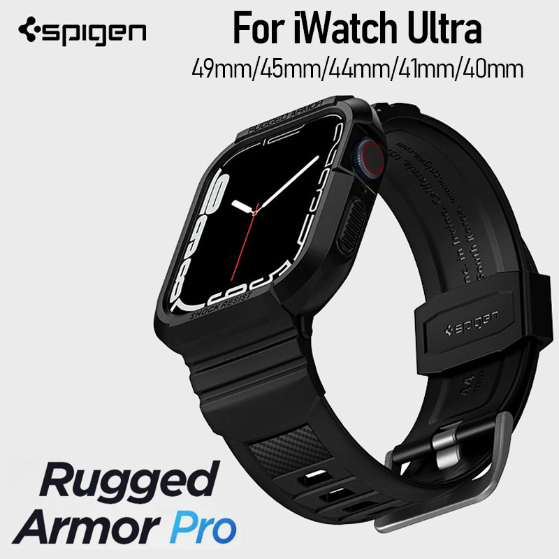 Rugged Armor Pro Integral Strap for iWatch Ultra 49mm 45mm 44mm 41mm ...