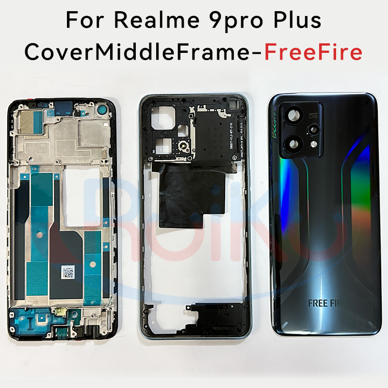 New For Realme 9 Pro+ Battery Cover Middle Frame Lcd Fram For Realme 9 ...