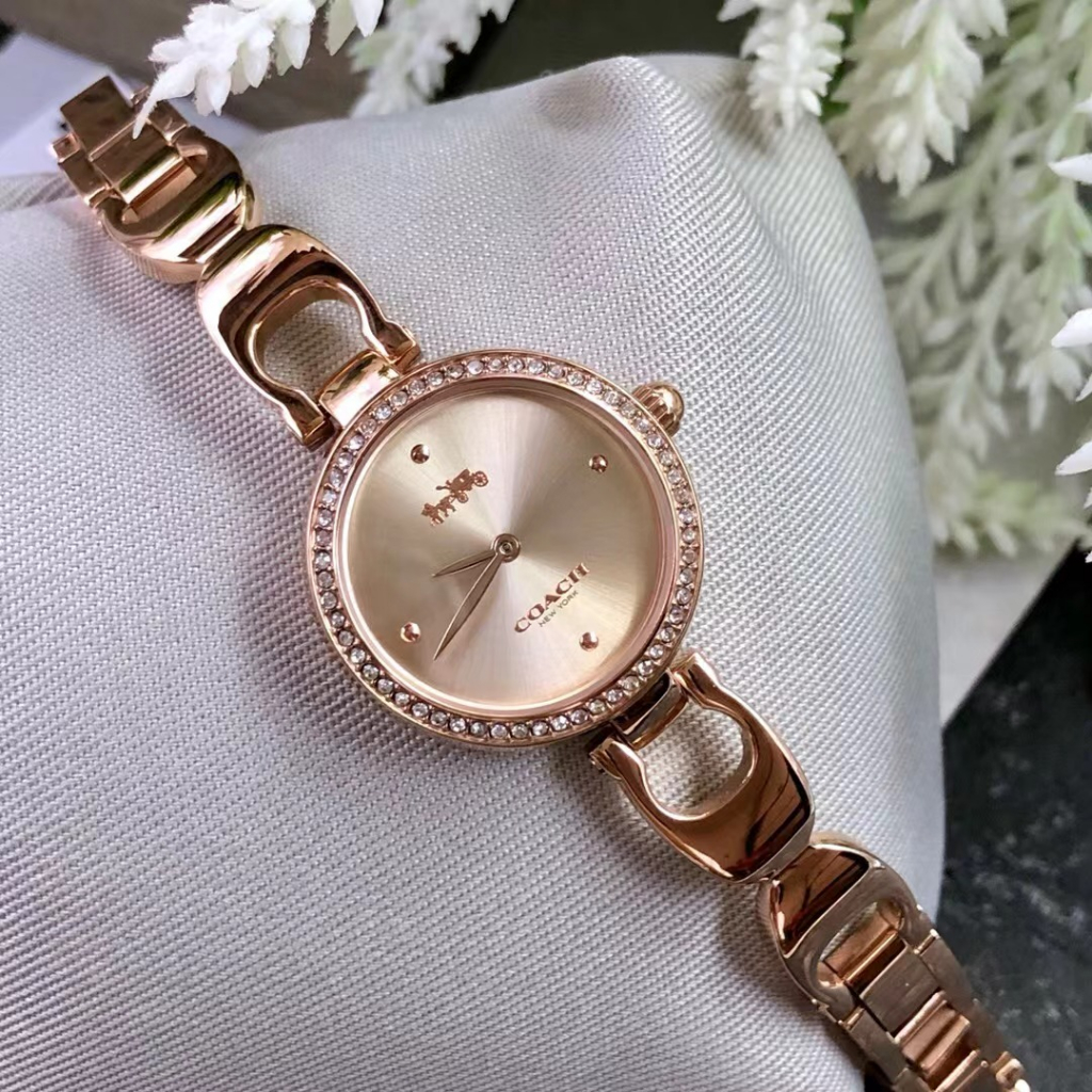 Coa watch 14503172 14503170 Classic black needle with diamond strap ...