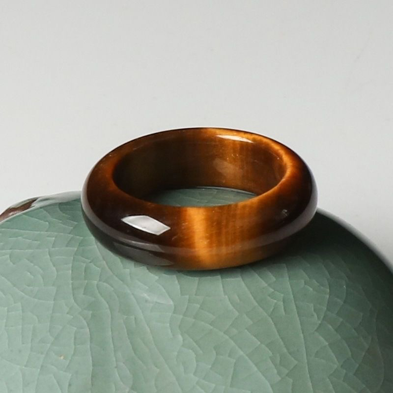 Natural Tiger Eye Stone Ring Men Women Tiger Eye Stone Jade Ring ... Natural Tiger Eye Stone Ring Men Women Tiger Eye Stone Jade Ring ...